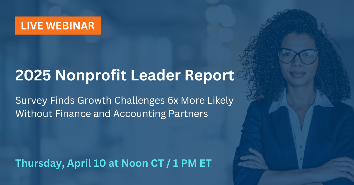 [Webinar] 2025 Nonprofit Leader Report
